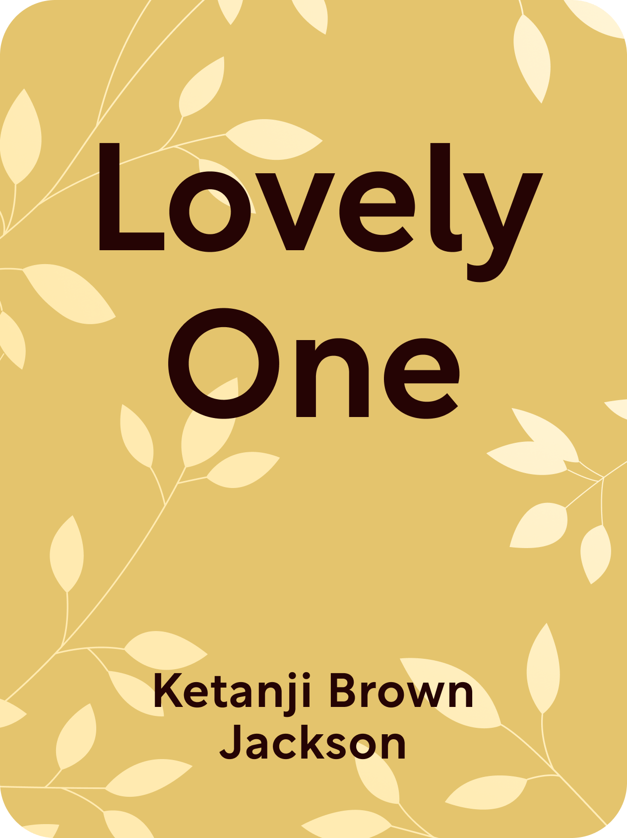 Lovely One Book Summary by Ketanji Brown Jackson
