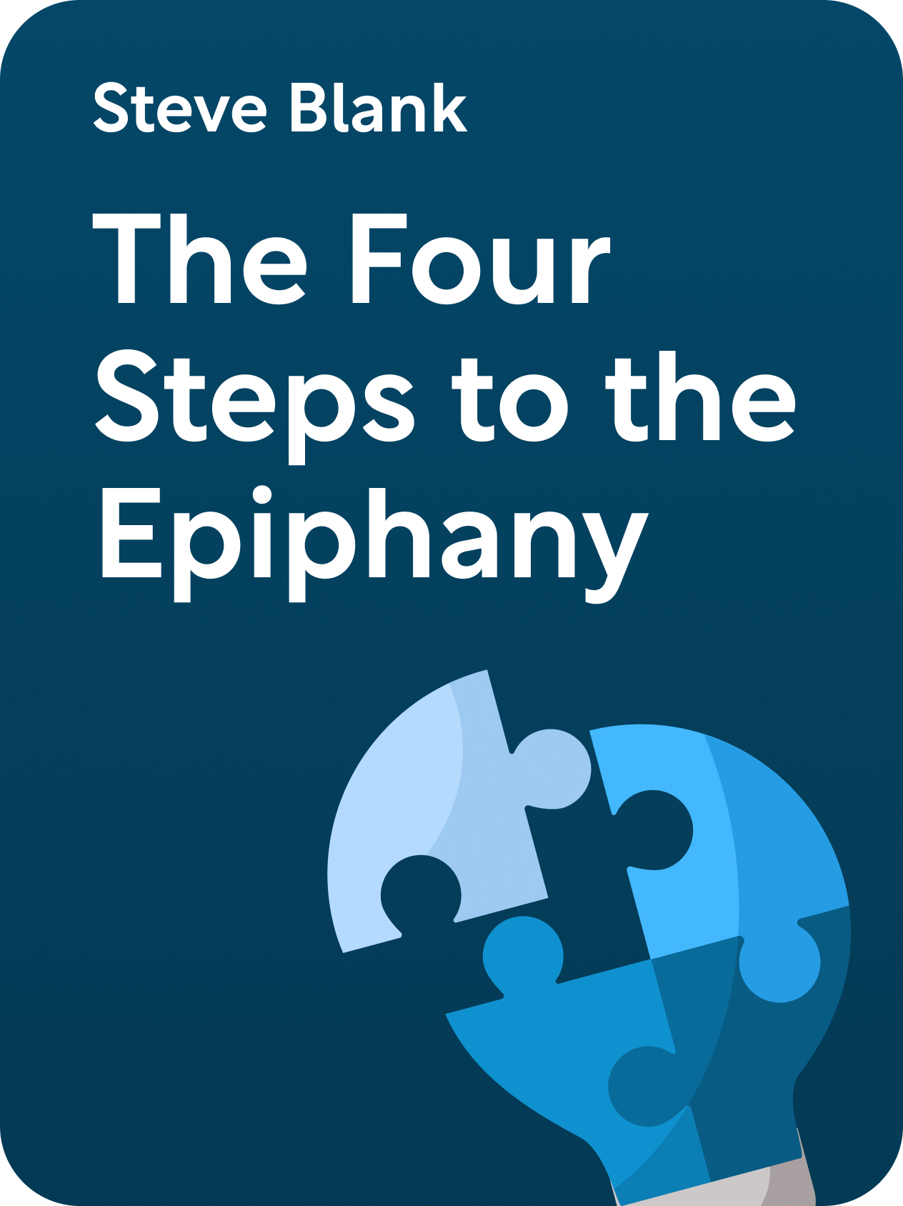 The Four Steps to the Epiphany Book Summary by Steve Blank