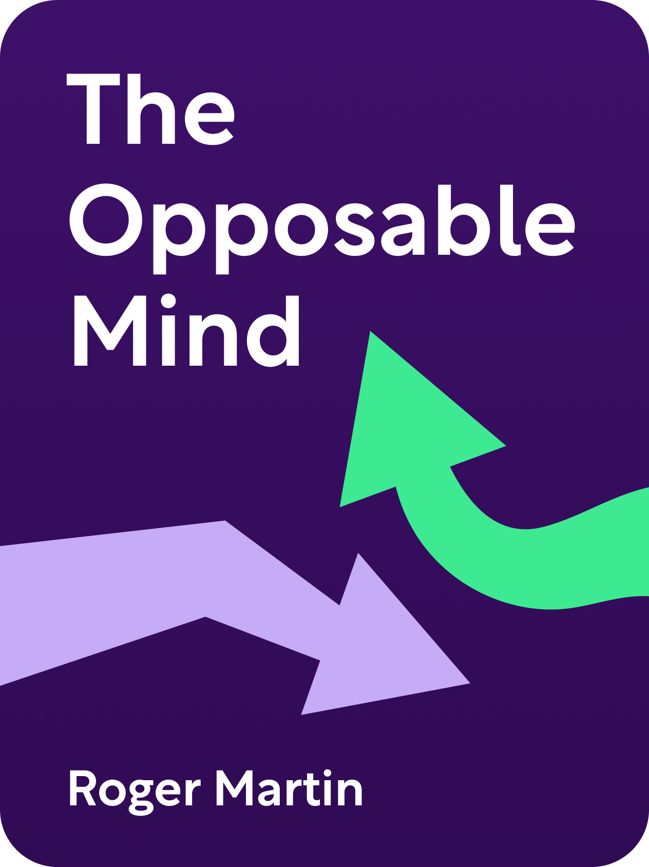 The Opposable Mind Book Summary by Roger Martin